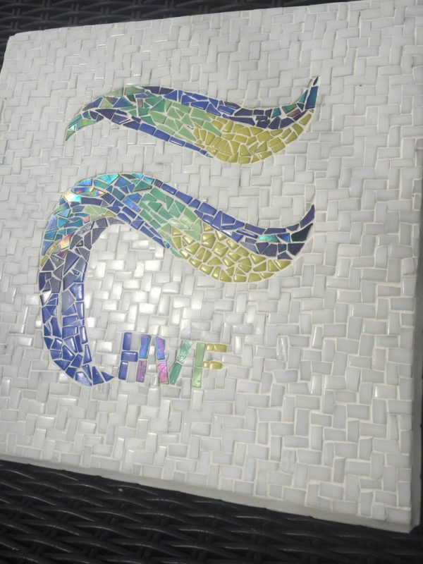 Mosaic signs | Mosaic logos | Custom signage - Berry Créatif Mosaics