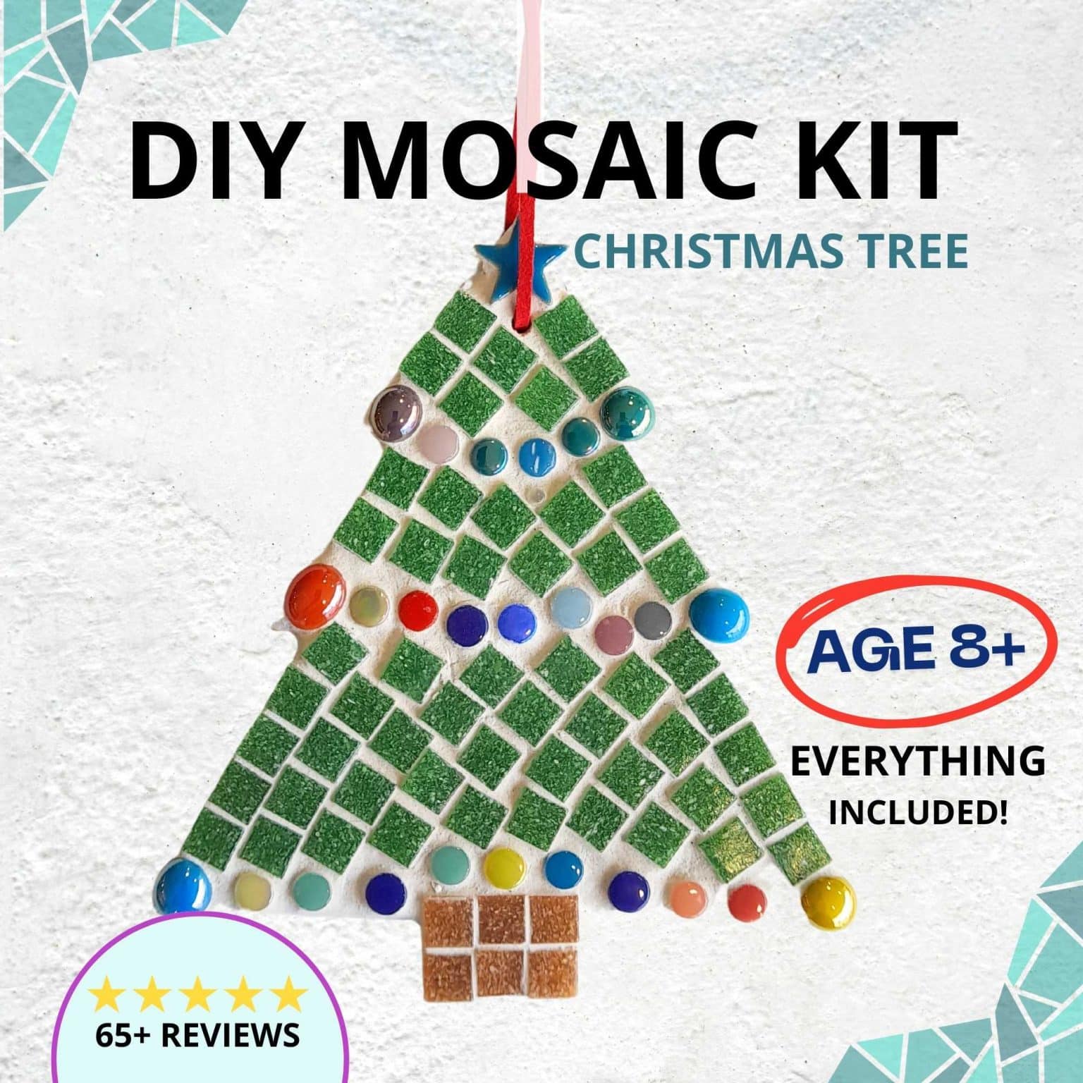 Christmas Tree Mosaic kit - Berry Créatif Mosaics