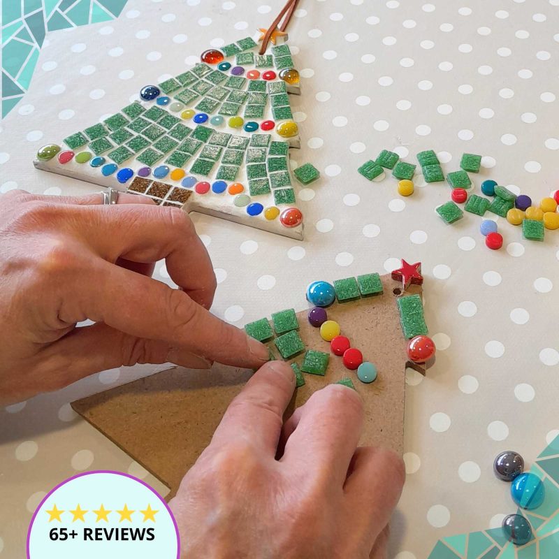 Christmas Tree Mosaic kit - Berry Créatif Mosaics