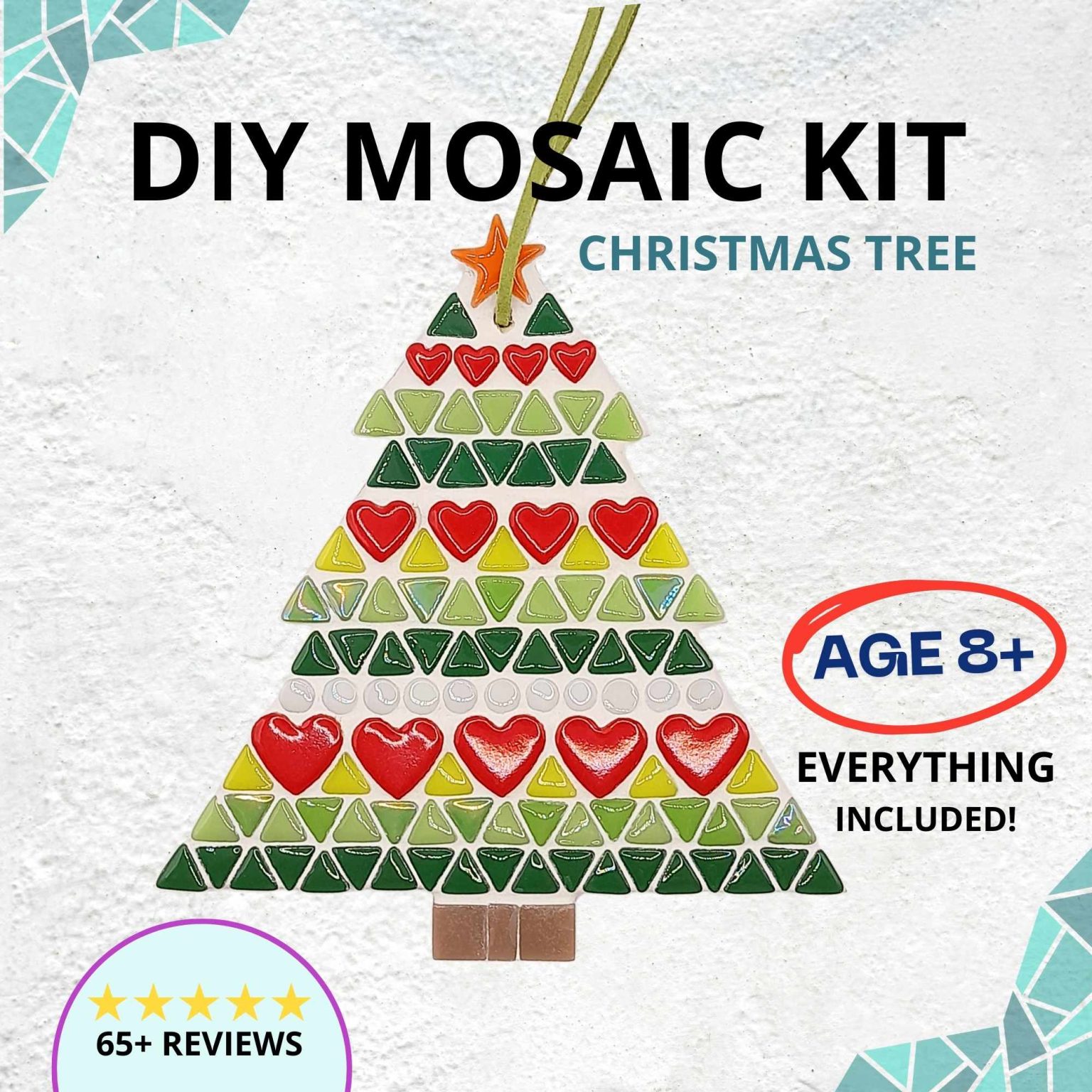 Christmas Tree Mosaic kit - Berry Créatif Mosaics