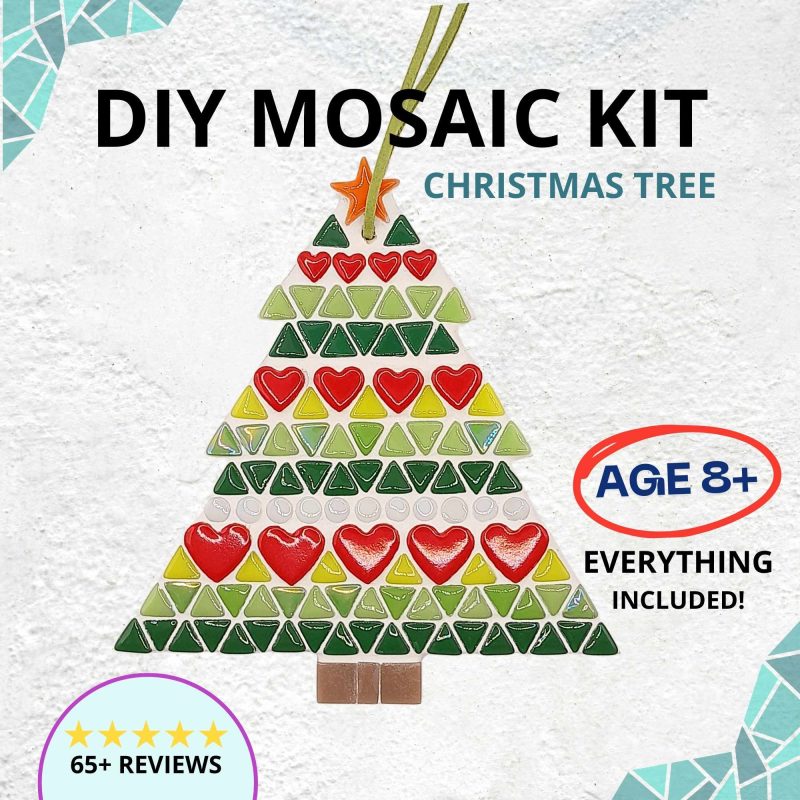 Christmas Tree Mosaic kit - Berry Créatif Mosaics